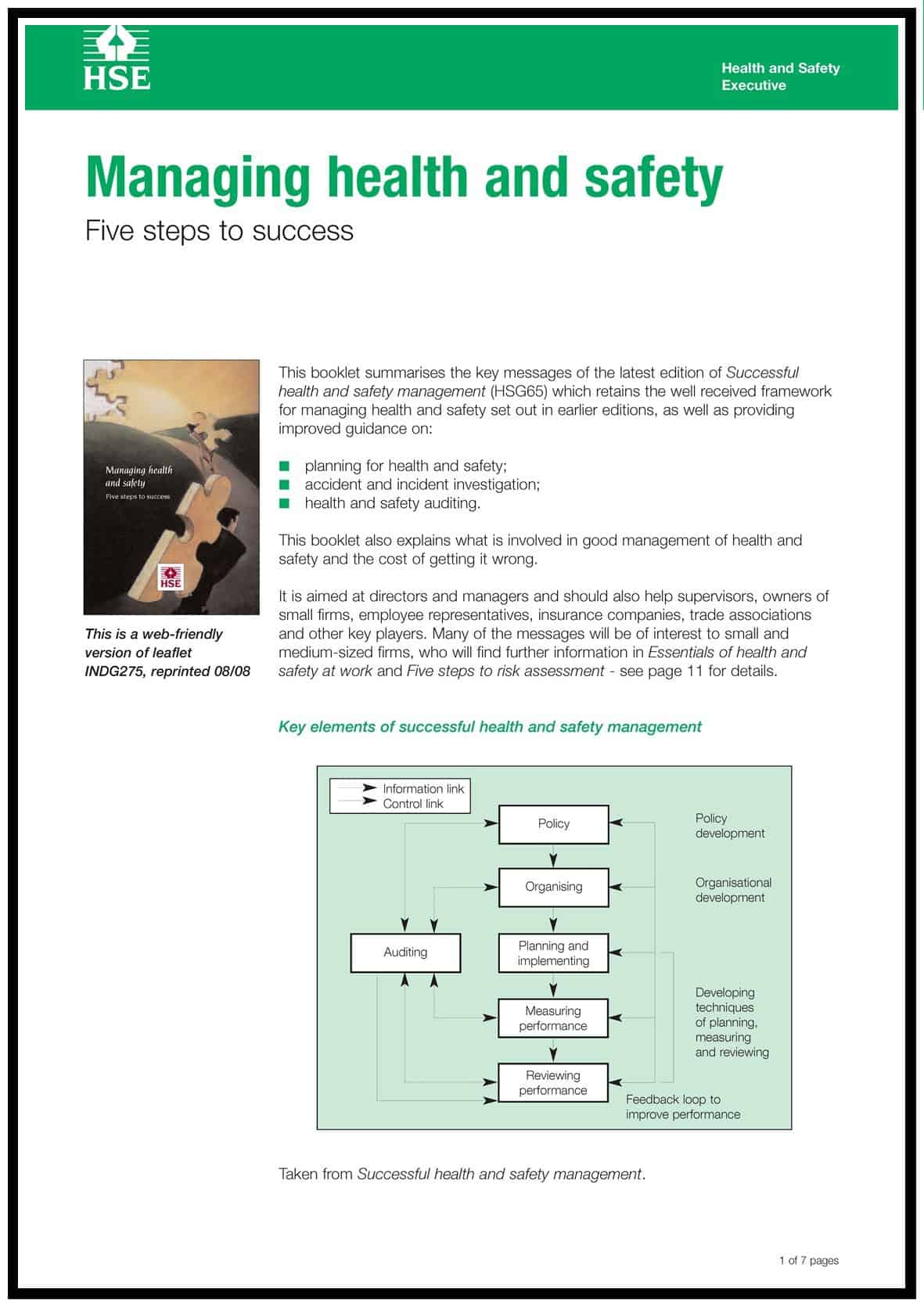 What a good safety management system looks like – SafetyAtWorkBlog