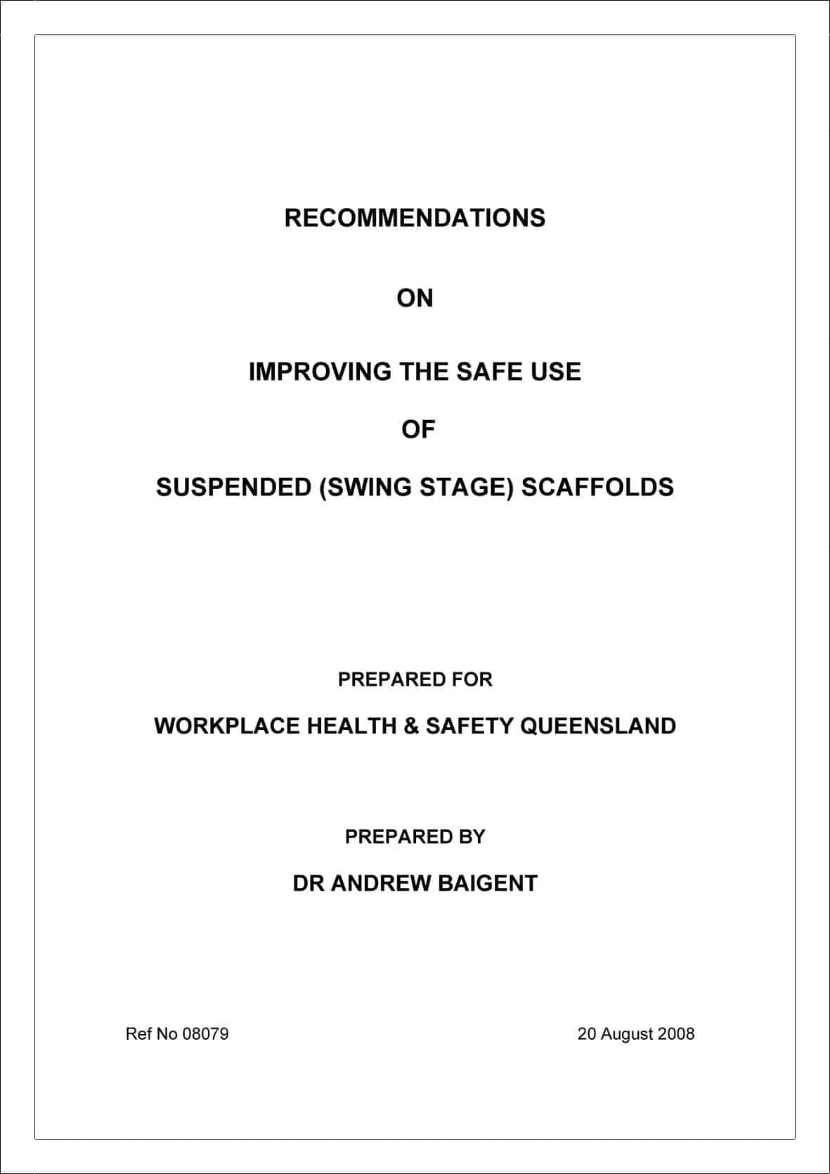 Latest Code of Practice on Scaffolding – SafetyAtWorkBlog
