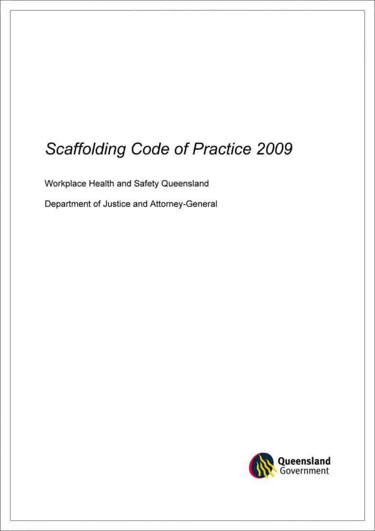 Latest Code of Practice on Scaffolding – SafetyAtWorkBlog