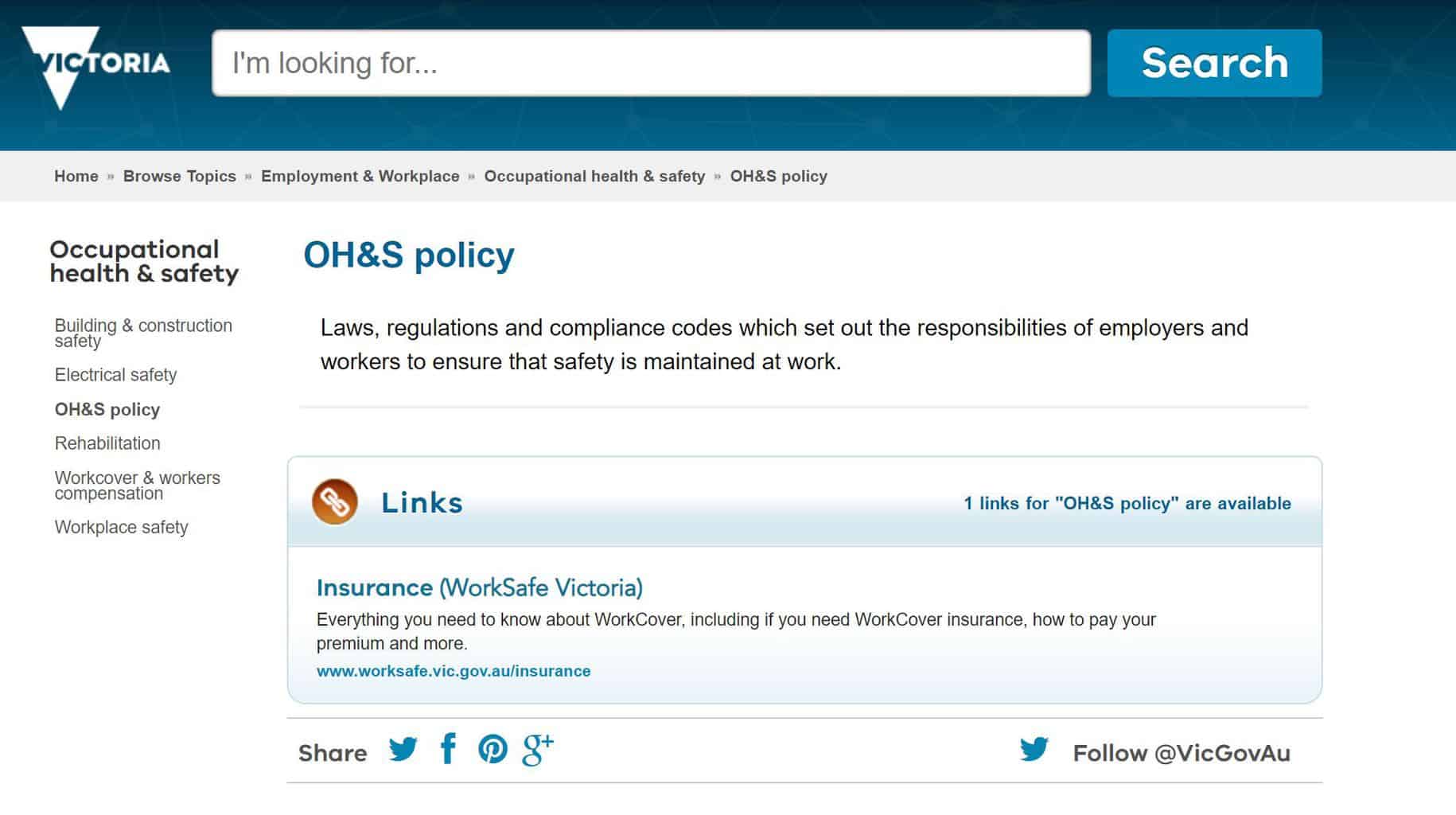 The risks of having an OHS policy – SafetyAtWorkBlog