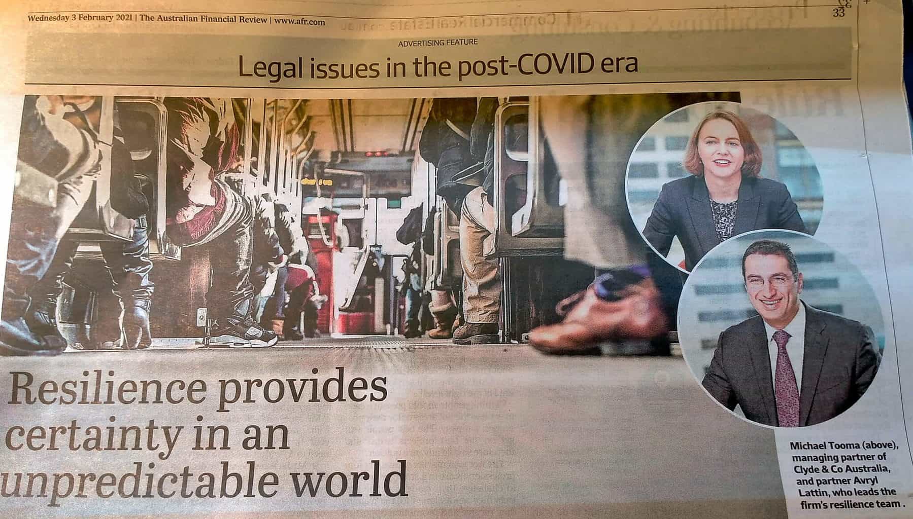 AFR Tooma resilience – SafetyAtWorkBlog